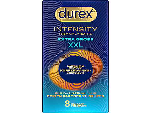 Durex · Kondome · Latexfrei Intensity XXL • Migros Online