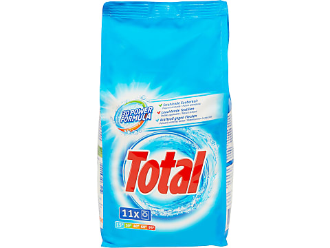 Buy Total · Heavy-duty detergent powder • Migros