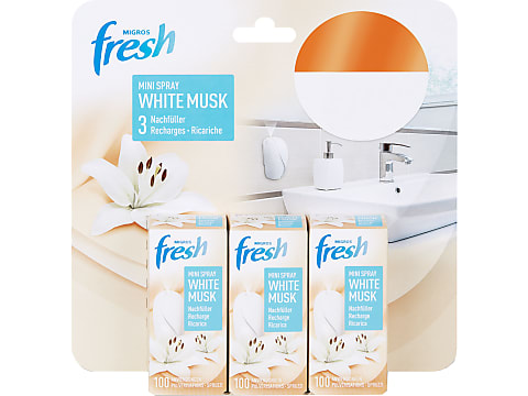 Acquista Migros Fresh · Mini spray · White Musk • Migros