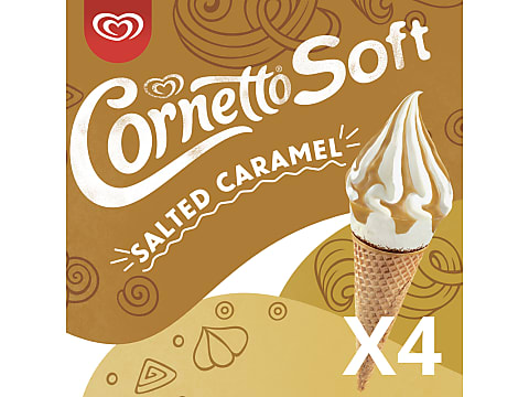 Buy Cornetto Soft · Waffle Cornet · Salted Caramel • Migros