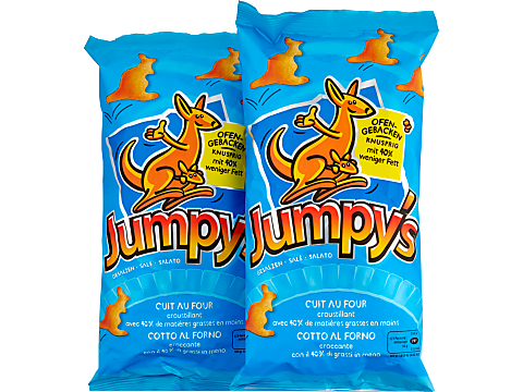Buy Jumpy's · Potato-based snack · salted • Migros