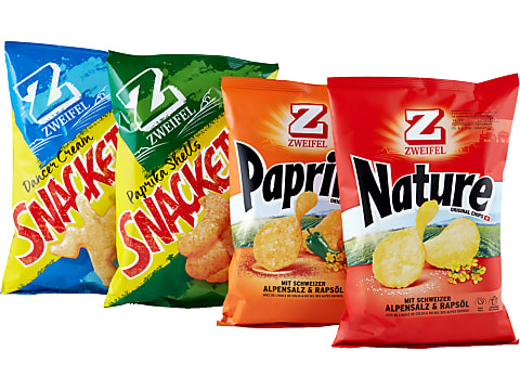 Achat Zweifel Original · Chips · 4 packs • Migros
