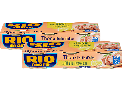 Achat Rio Mare · Thon · Au citron et poivre noir • Migros