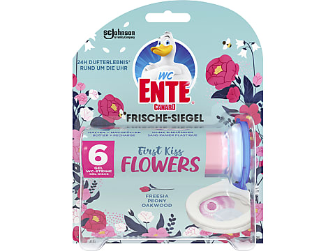 Kaufen WC-Ente Canard Fresh Discs · WC-Discs · First Kiss Flowers • Migros