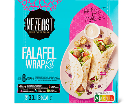 Achat Mezeast · falafel wrap kit · mild • Migros