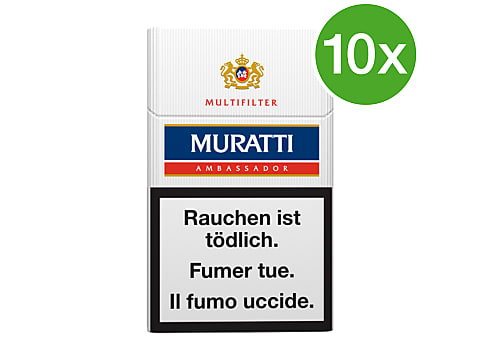 Buy Muratti Ambassador · Cigarettes · Box • Migros