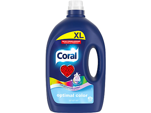 Buy Coral · Lessive liquide · Optimal Color • Migros